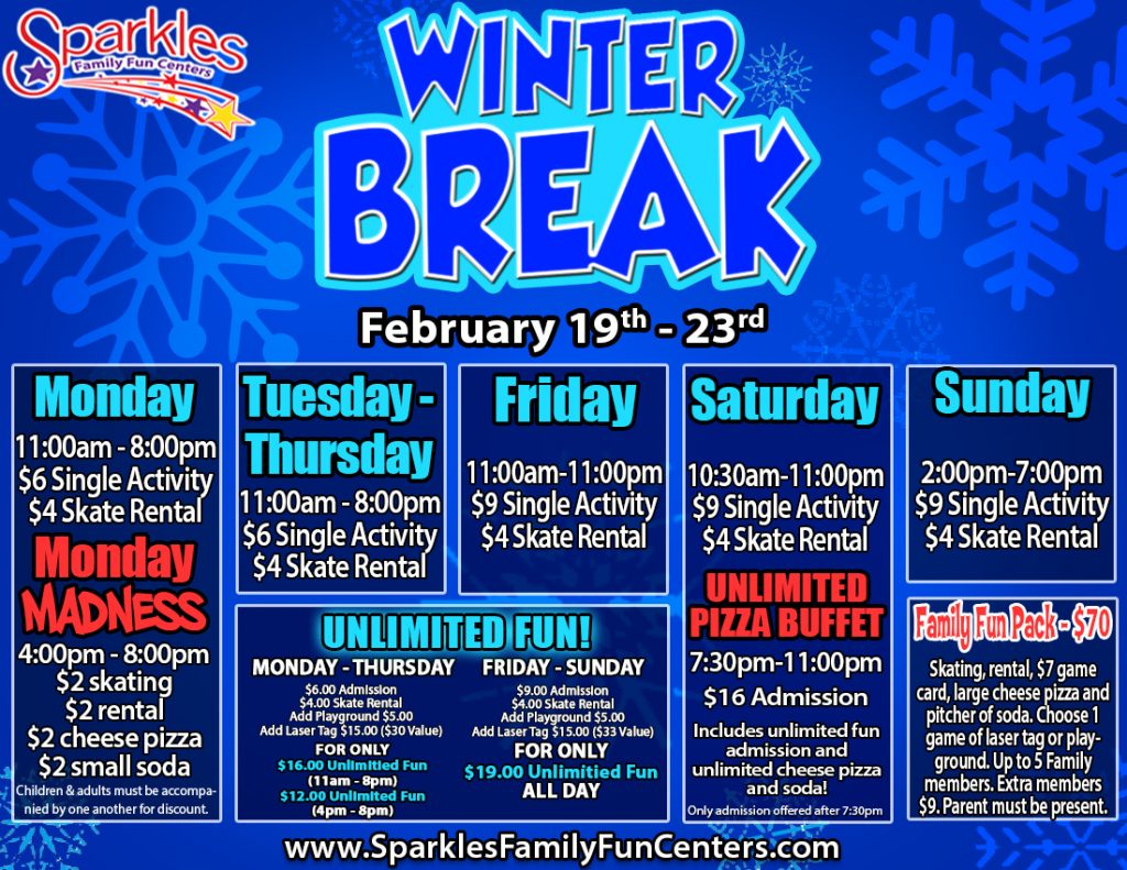 School Break Sessions | Holiday Fun & Activities | Sparkles Hiram